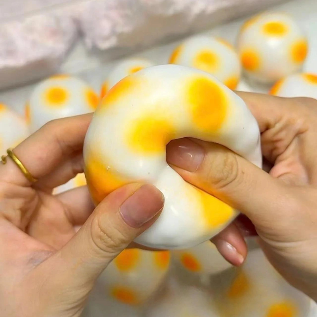 Crispy Rice Cake Handmade Sensory Ball – Cuddlekawaii